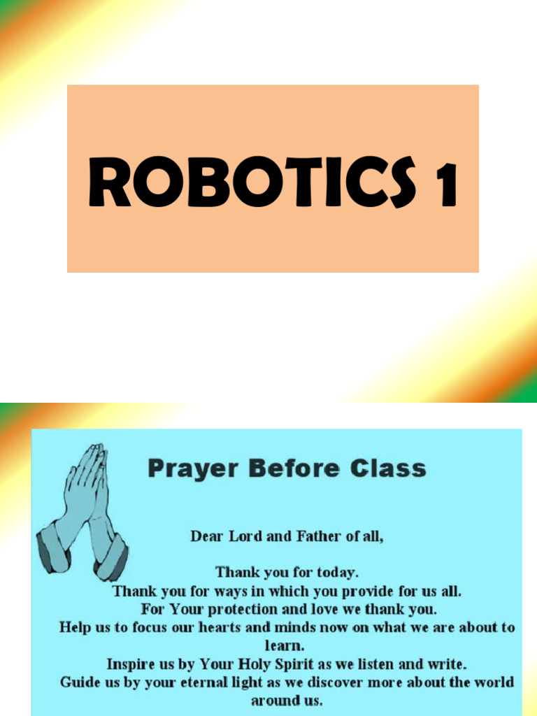 Robotics Basics For Grade 11 Students Pdf Personal Computers