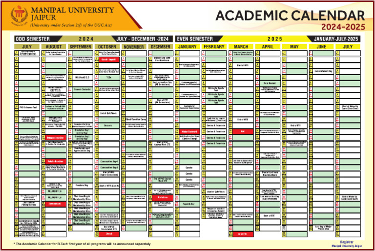 AC Calender - 2024-25 | PDF