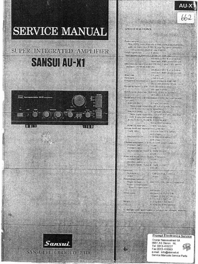 sansui_au-x1 | PDF
