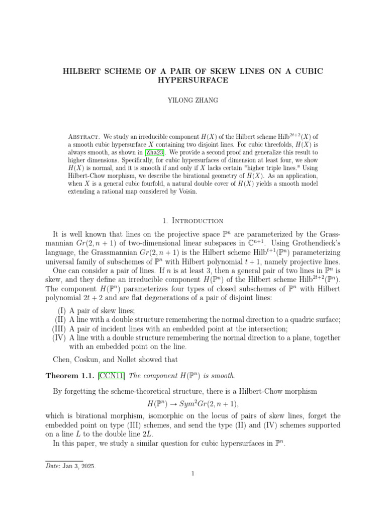 2501.01682v1 | PDF | Differential Geometry | Mathematical Concepts