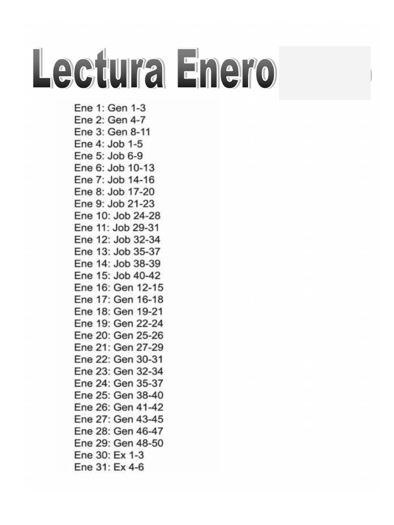 Lectura Enero | PDF
