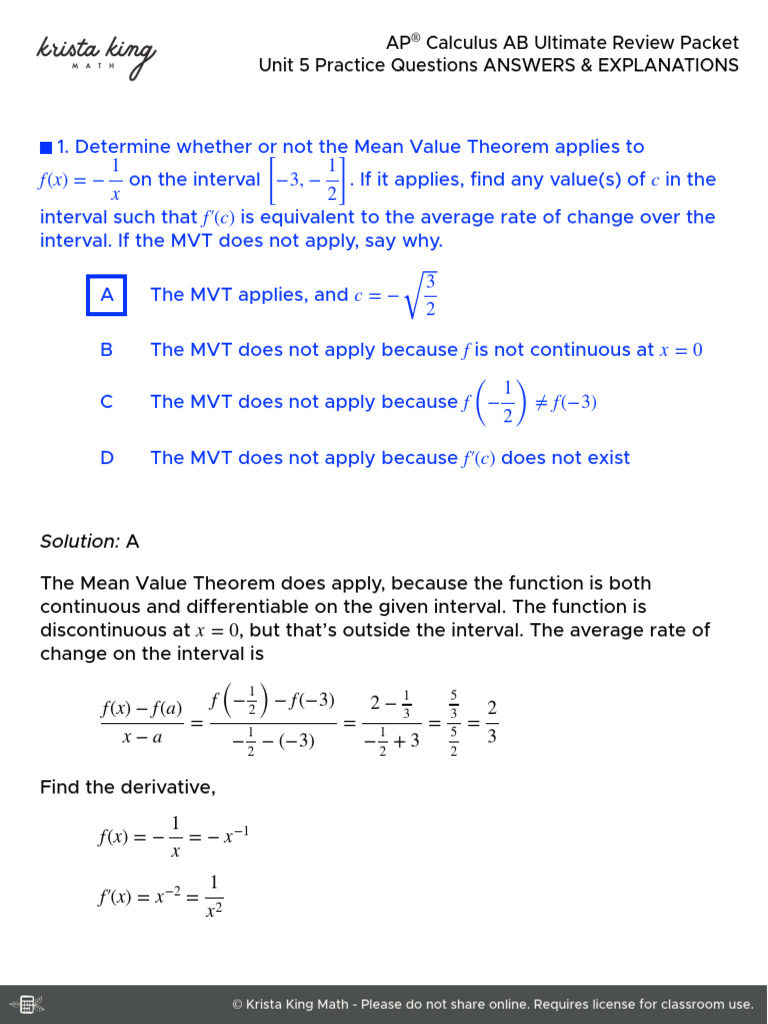 AMSCO Chpt 18 | PDF | Mathematical Analysis | Calculus