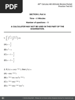Unit 2 Practice Questions (Answers and Explanations) | PDF | Derivative | Tangent