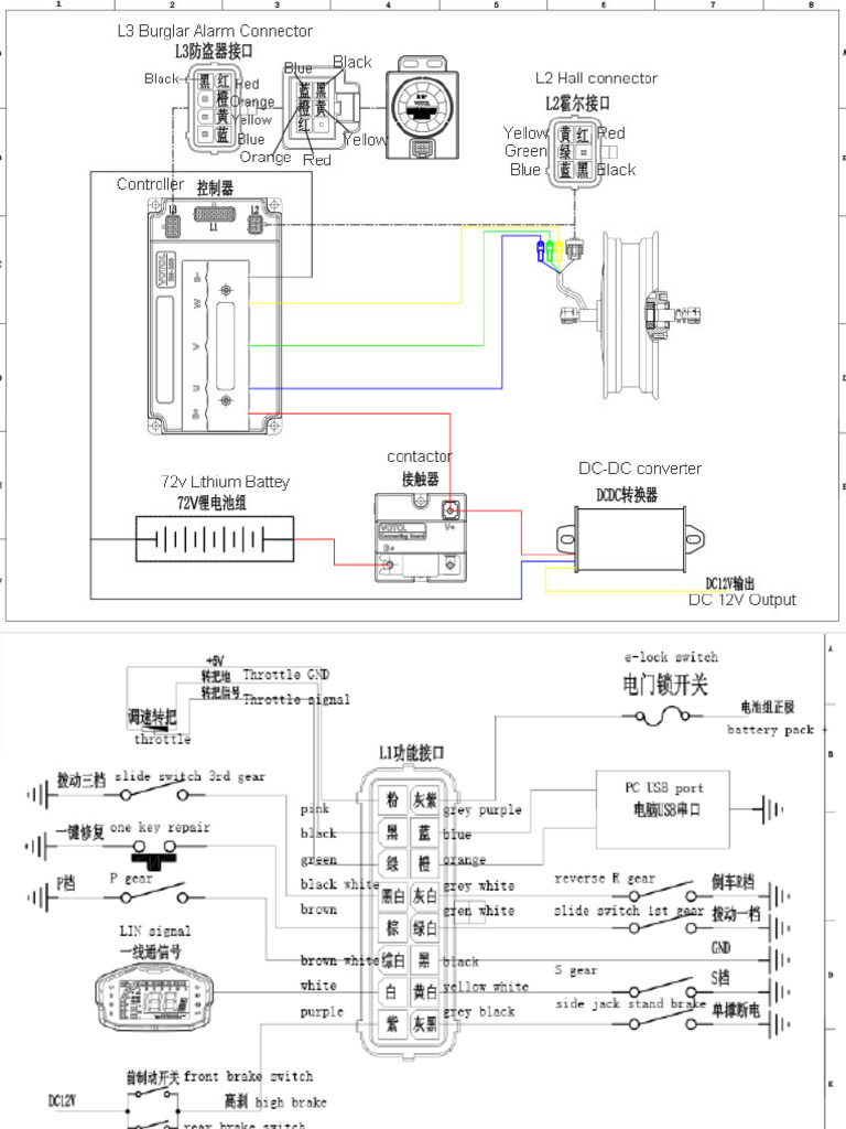 VOTOL Controller standard vehicle wiring | PDF