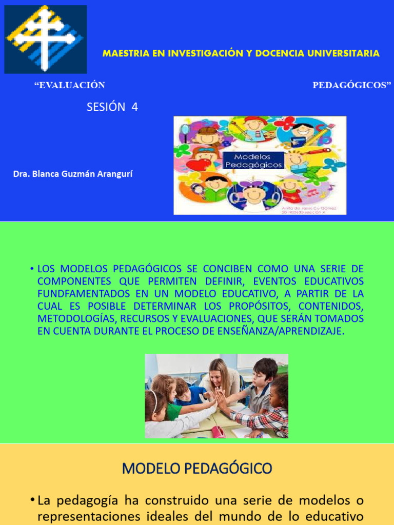 SESIÓN 4 MODELOS PEDAGOGICOS dic2024 | PDF | Aprendizaje | Constructivismo (filosofía de la ...