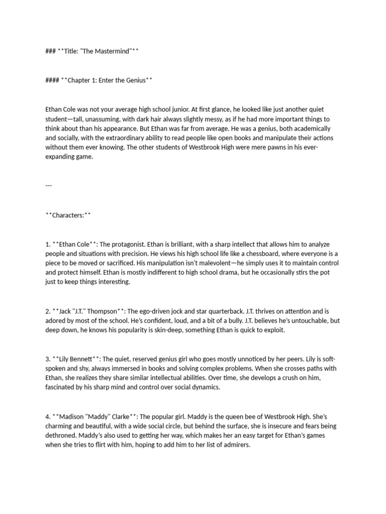 THE MASTERMIND | PDF