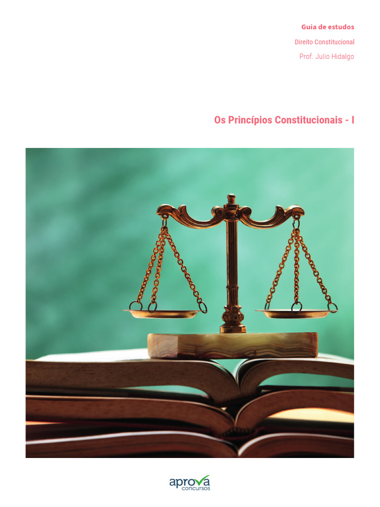 Princípios Constitucionais no Brasil | PDF | Constituição | Lei ...