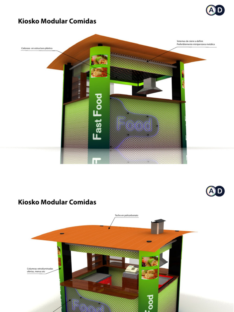 KIOSKO MODULAR COMIDAS Big Sign | PDF