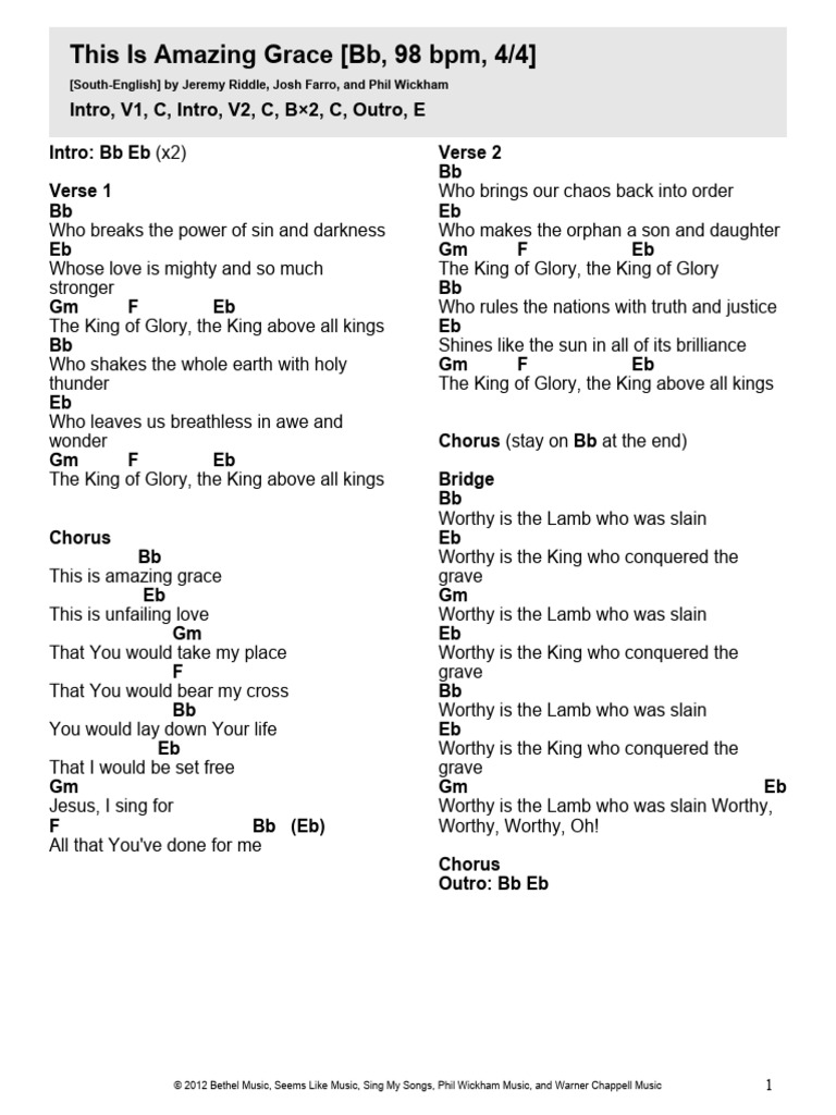 This Is Amazing Grace - BB Eng | PDF | Christian Music | Contemporary Worship Music