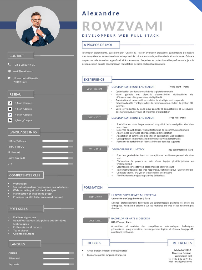 New CV | PDF | Internet | Internet et Web