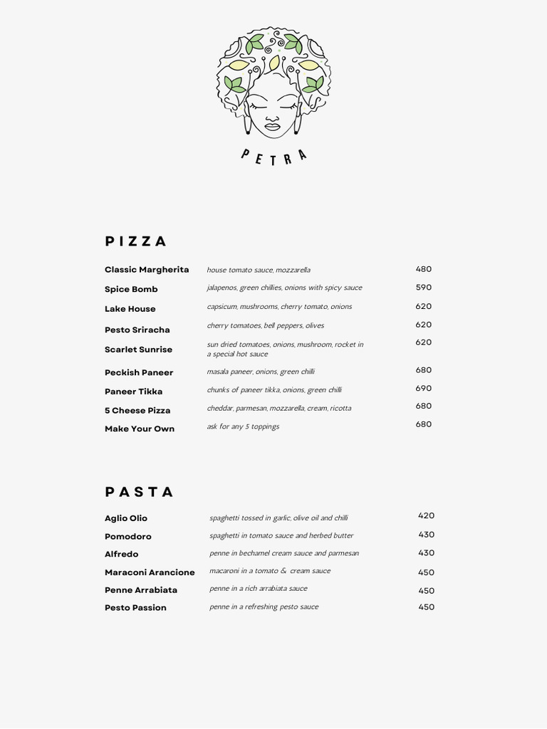 Petra Menu (5) | PDF | Sauce | Capsicum