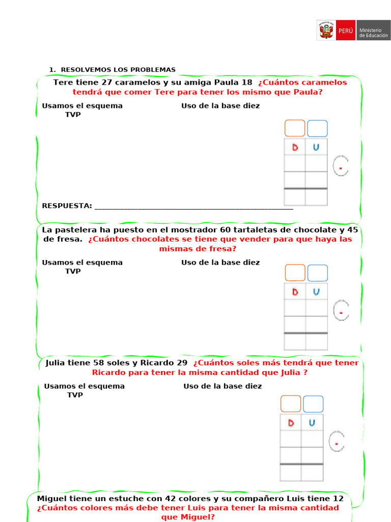 S3 Ref 7 Mat Problemasd e Igualacion | PDF