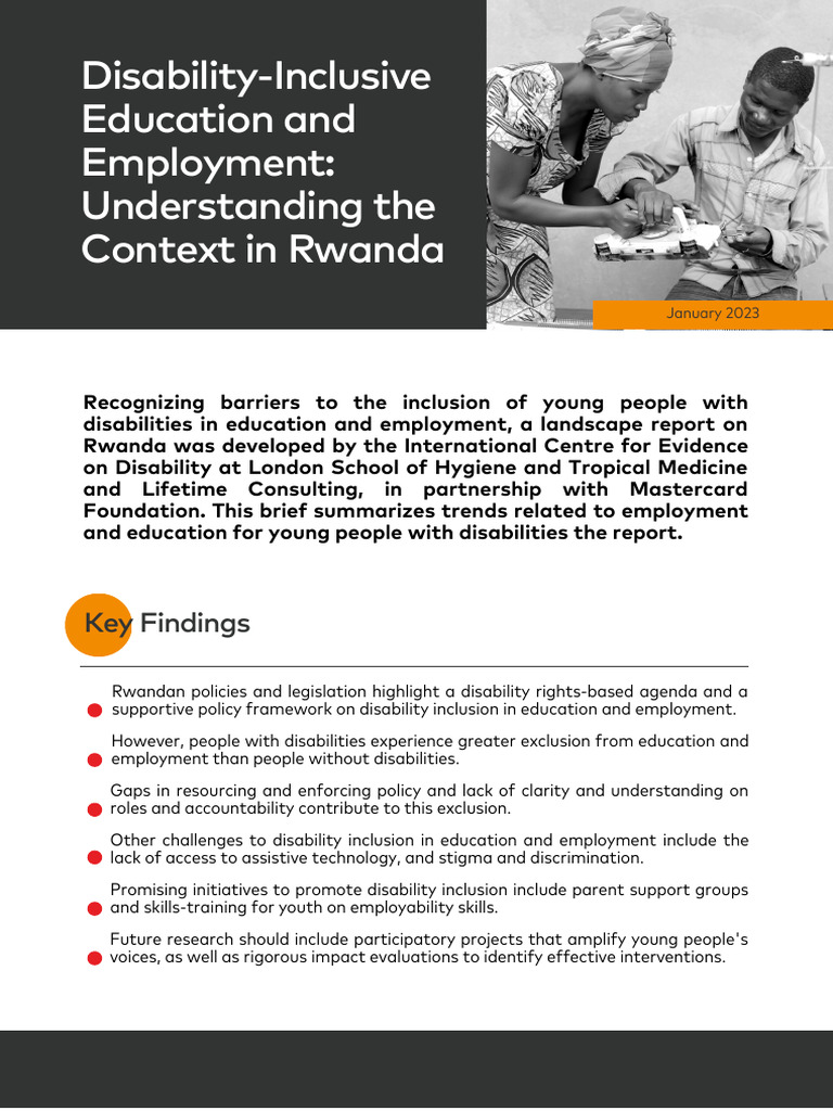 Report-Brief-Rwanda | PDF | Cost Of Living | Disability