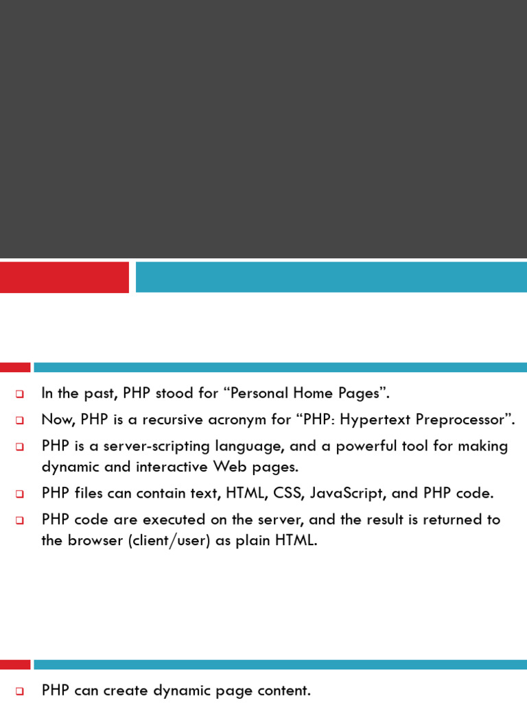 Lesson 3 Php Input Output Variables Operators Pdf Php World