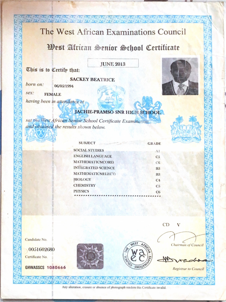 Shs Certificate | PDF