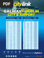Timetable Bus 100X | PDF | Dublin | Bus Transport