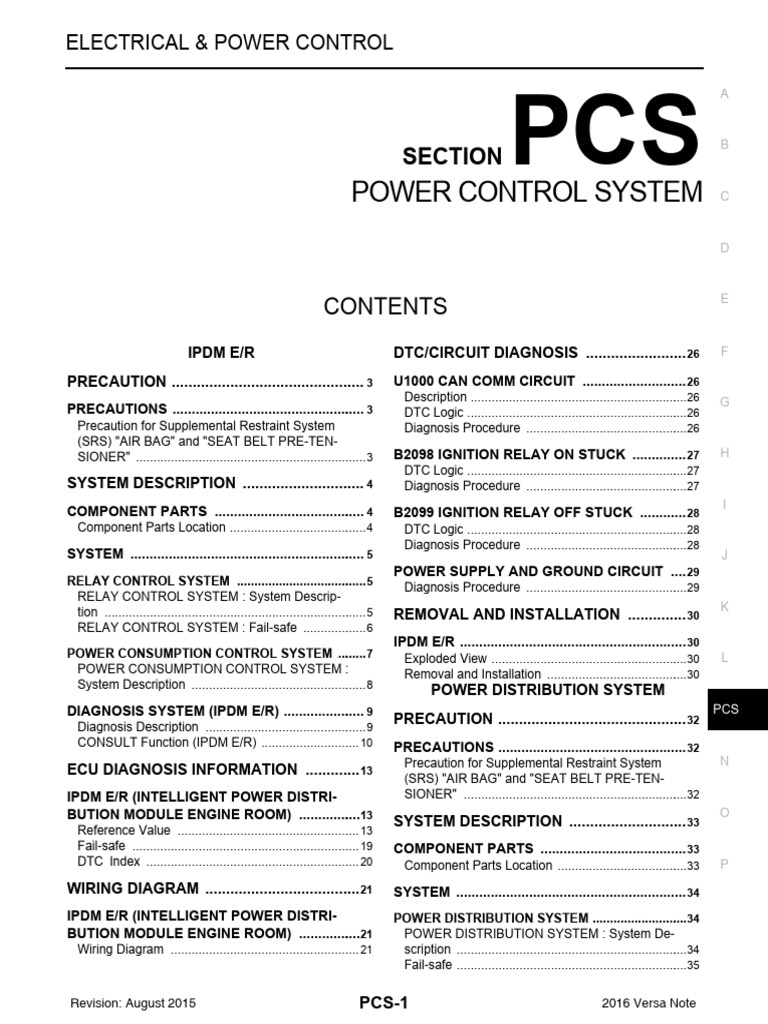 PCS | PDF | Airbag | Relay