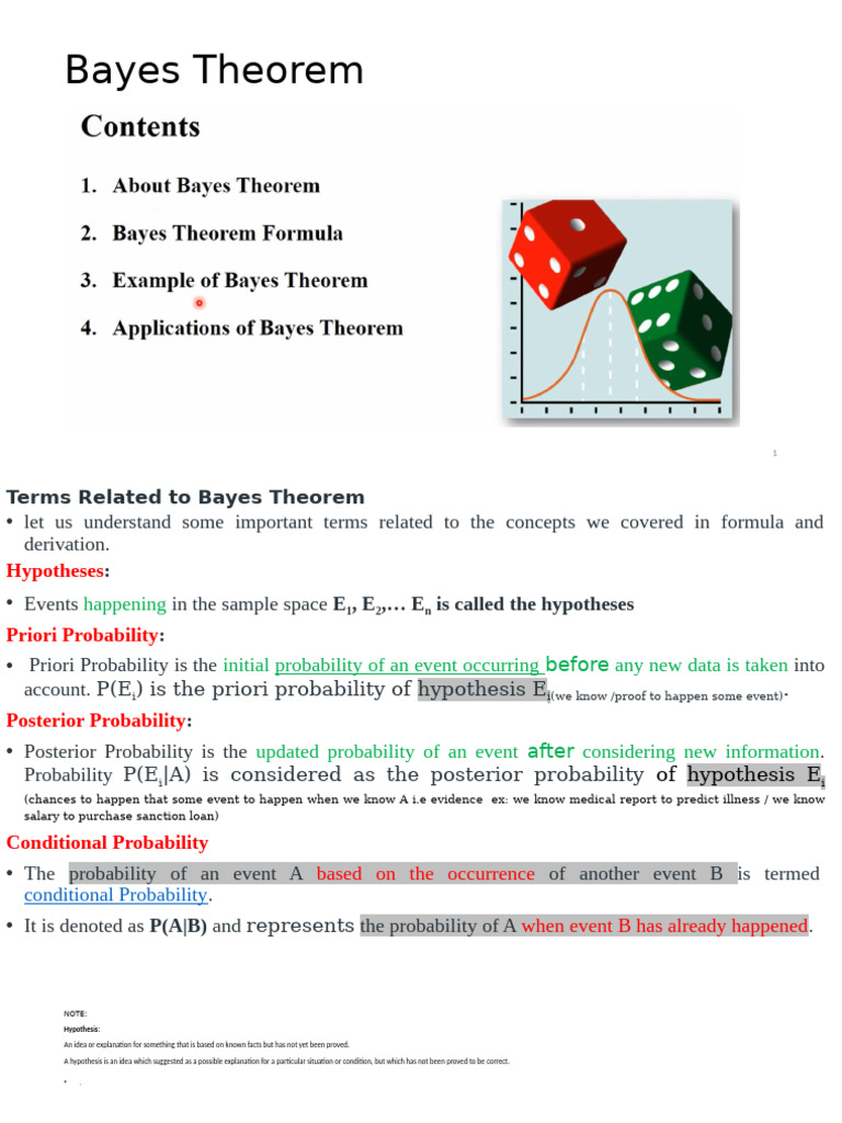 Naive Bayes Thoerem | PDF | Support Vector Machine | Mathematics