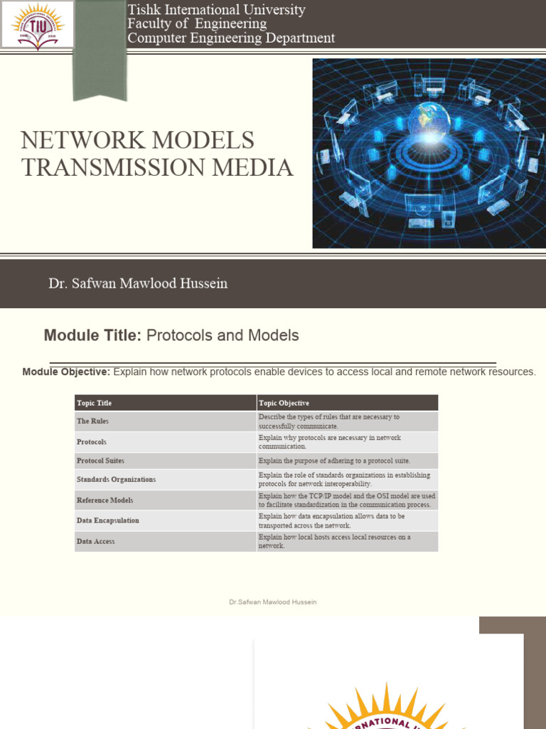 Protocols and Models and Physical Layer_U | PDF | Osi Model | Computer Network