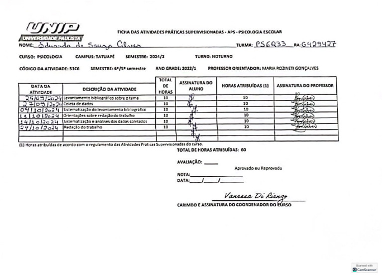 Ficha Aps Eduarda | PDF