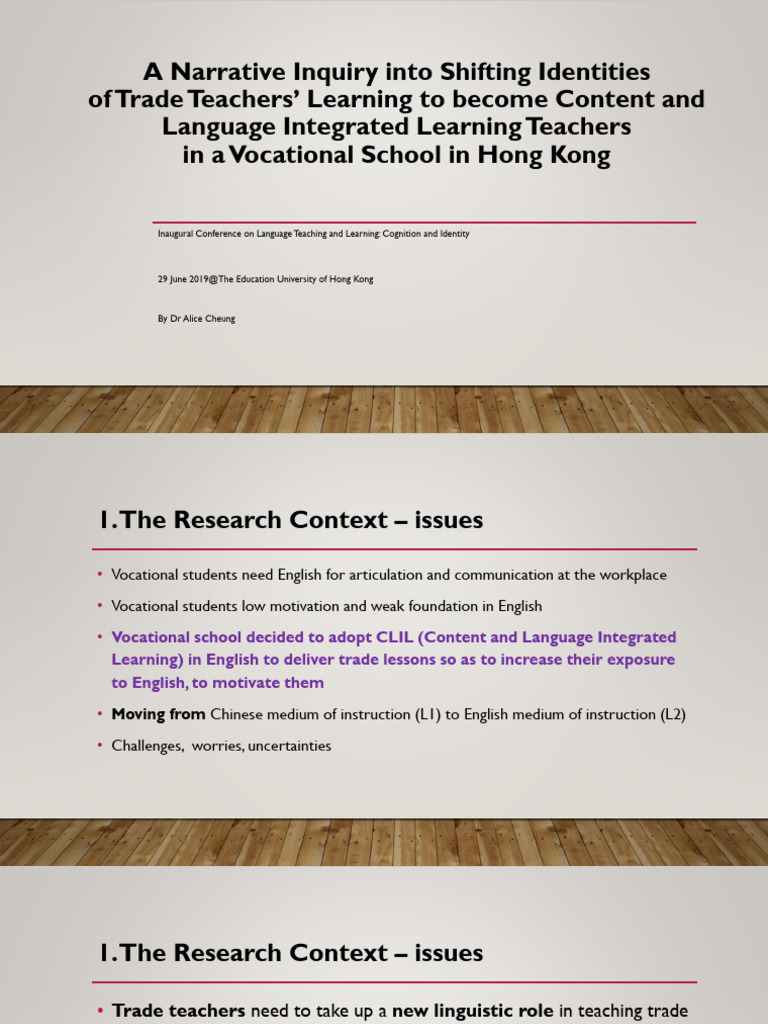 Presentation 1 Shifting Identity | PDF | Second Language | Cognitive Science