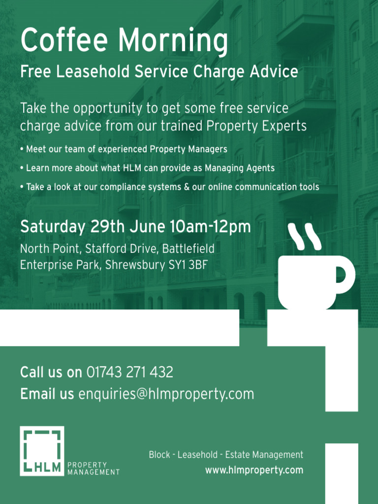 HLM_Coffee_Morning_Advert 05-19 | PDF