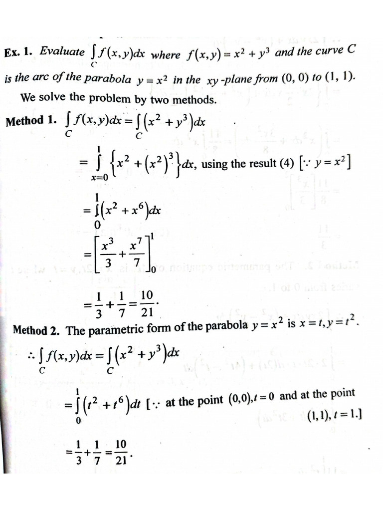Line Integral 1 | PDF