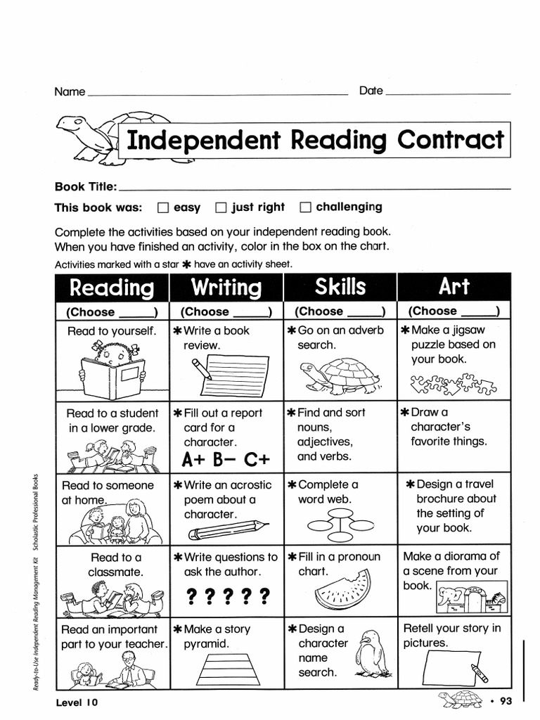 Book Report Level 10 | PDF