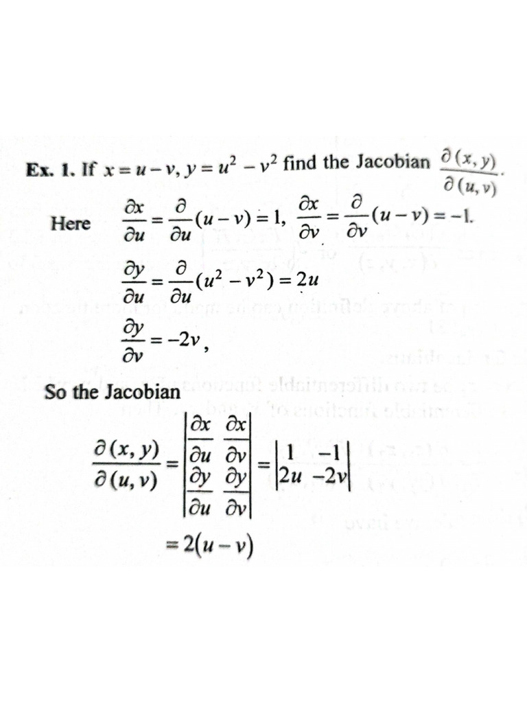 Total Derivatives & Jacobian | PDF