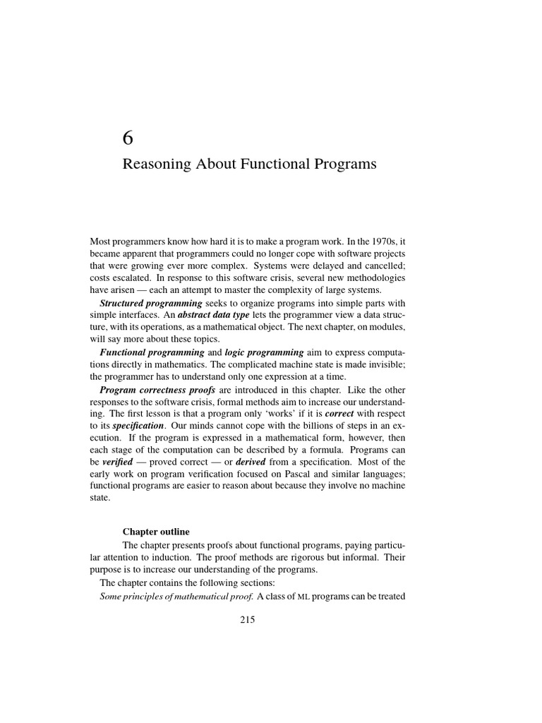 chapter6 | PDF | Mathematical Proof | Computer Program