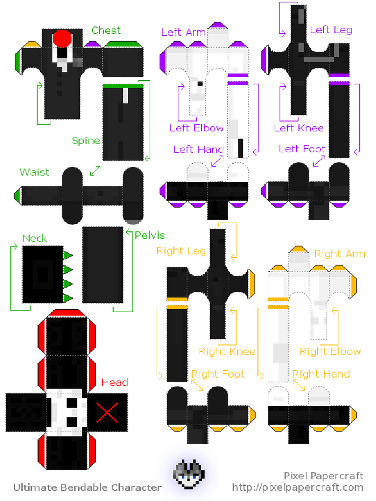 Minecraft Bendable Character | PDF