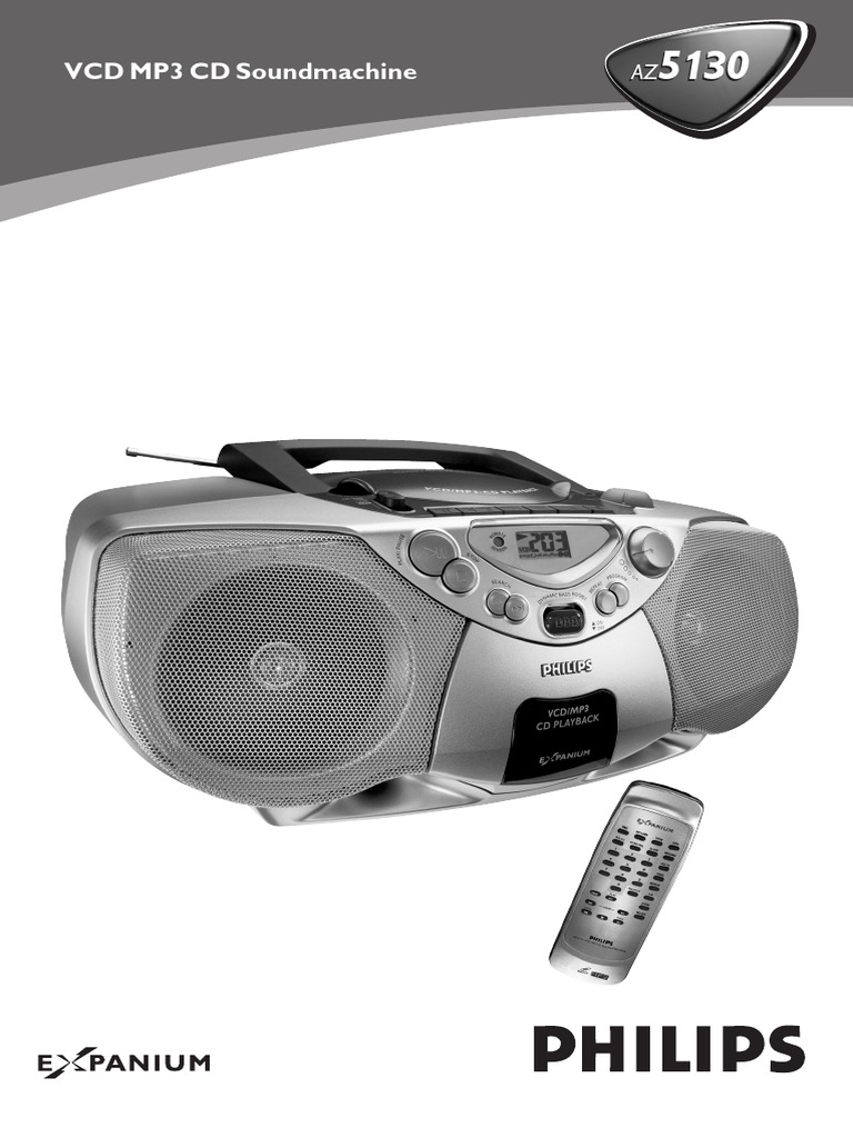 Philips Az5130 01 Dfu Esp | PDF | Medios de almacenamiento | Electrónica de consumo