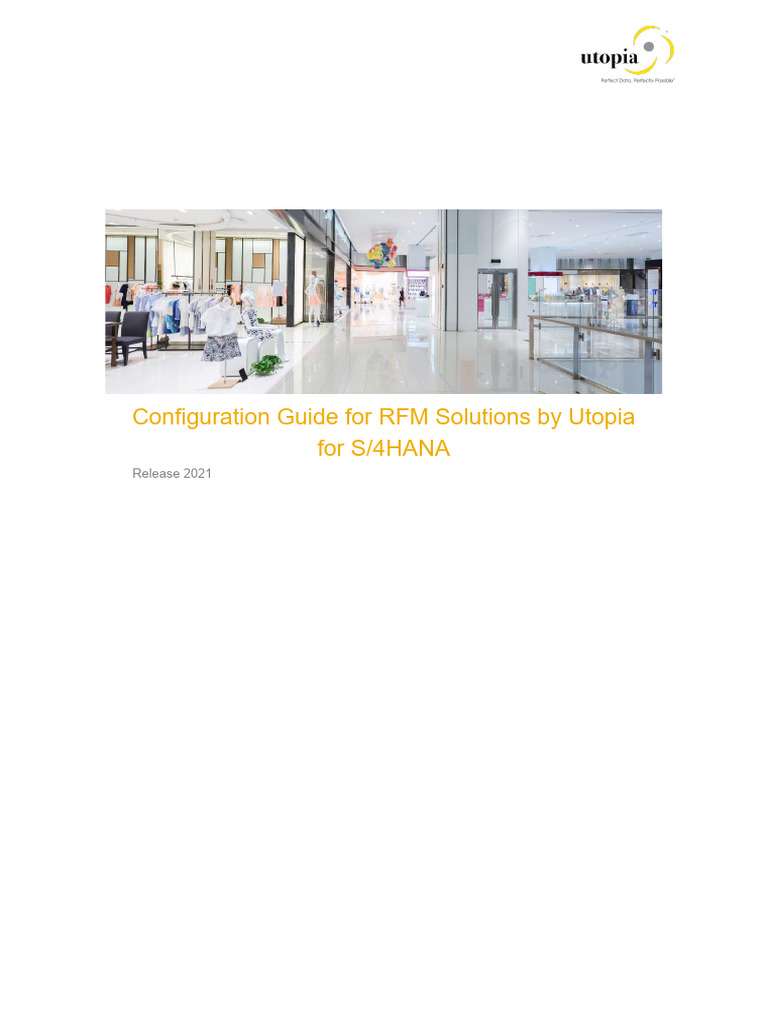 UGI RFM RMP 2021 ConfigurationGuide S4H | PDF | User Interface | Software