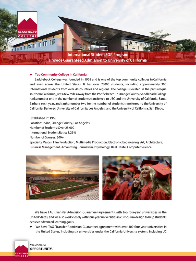 Saddleback College EOP English 2025 | PDF