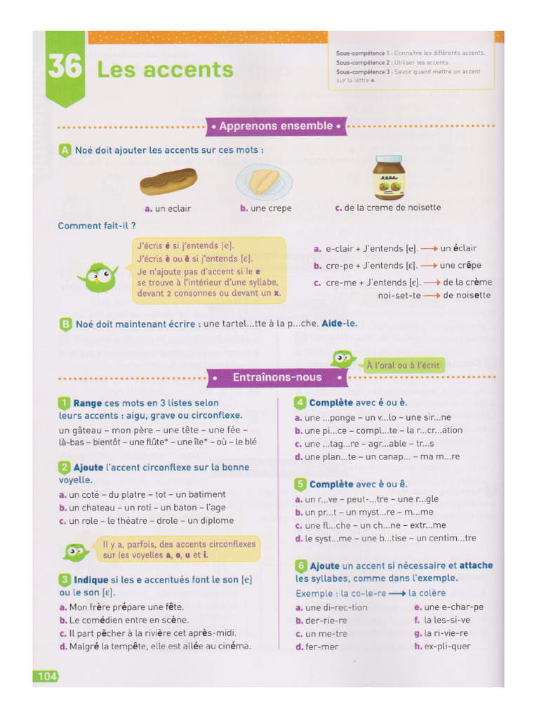 Orthographe Les Accents | PDF