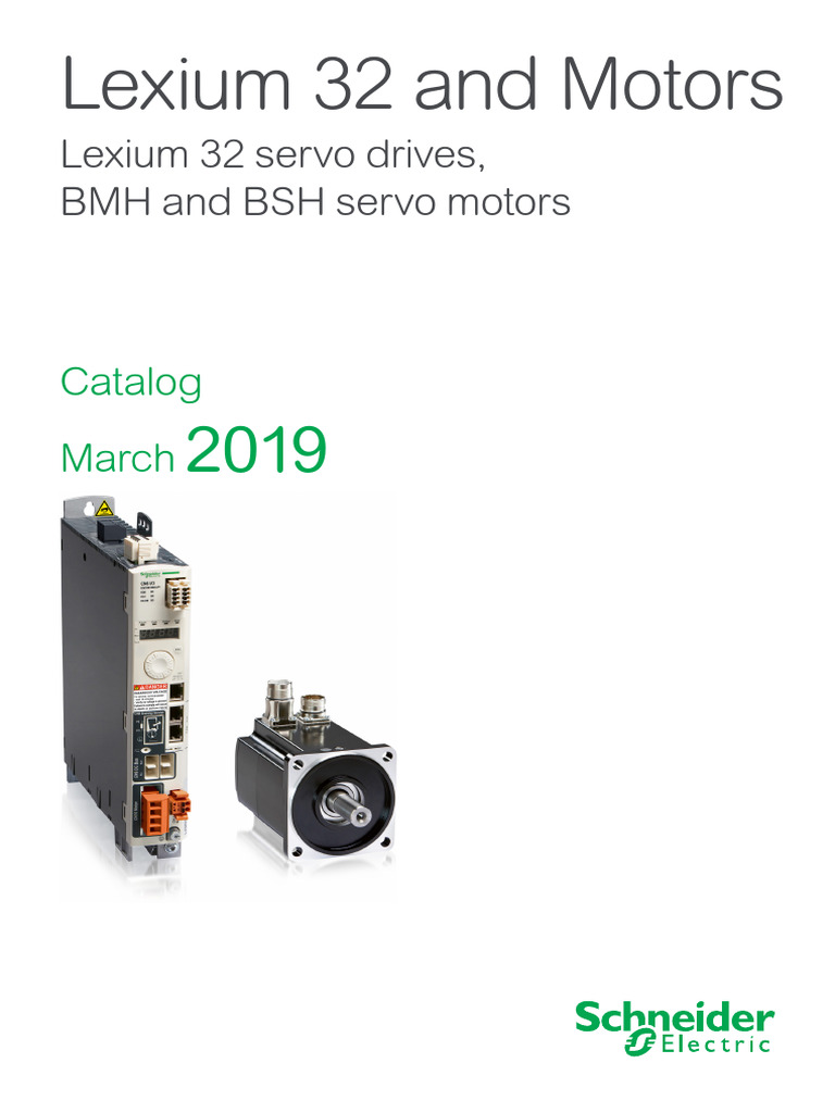 Lexium 32 - BMH e BSH | PDF | Servomechanism | Electric Motor