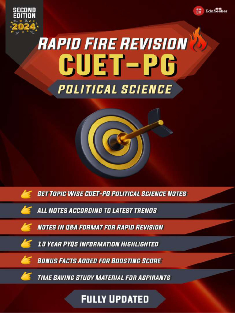 CUET PG Pol Sc Rapid Fire Revision 2024 Edition | PDF | Socrates | Plato