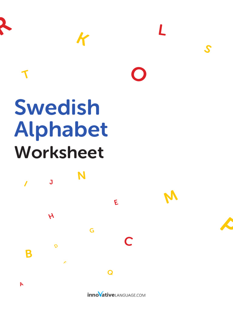 Swedish Alphabet Basics | PDF | Alphabet | Linguistics