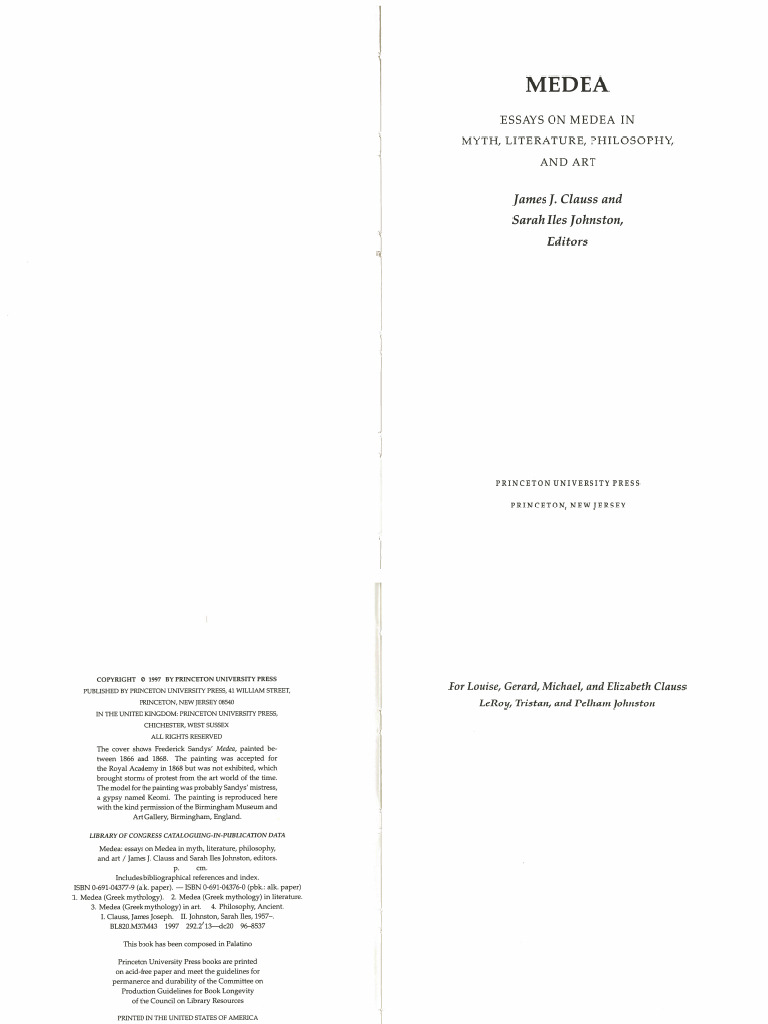 Corinthian Medea and The Cult of Hera Ak | PDF