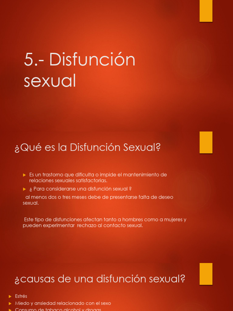 Causas y Tratamientos de Disfunción Sexual | PDF | Disfunción sexual ...