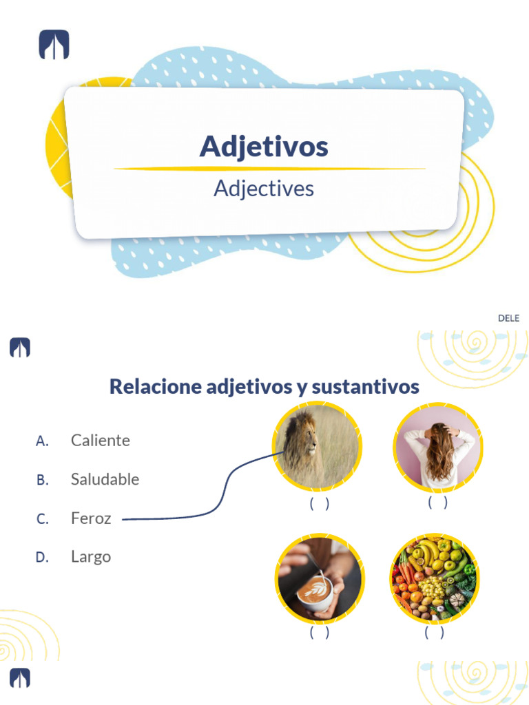 Práctica. Adjetivos | PDF