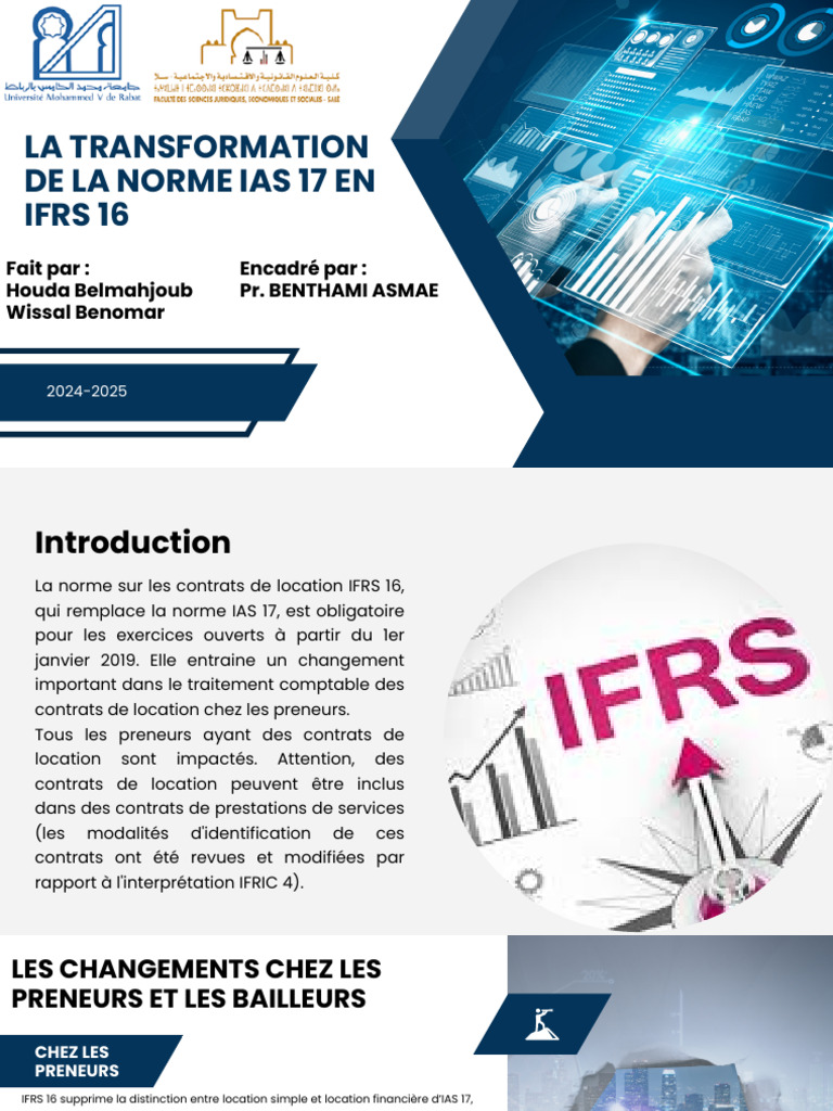 Transition de IAS 17 à IFRS 16 | PDF | Normes internationales d ...