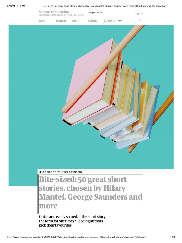 50 Great Short Stories Recommendations | PDF