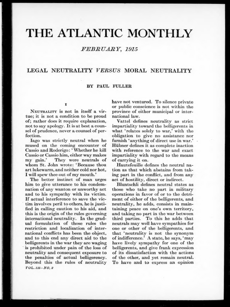 Atlantic Monthly 915-02-115 - 2 (Kathleen Carman) | PDF | International Law