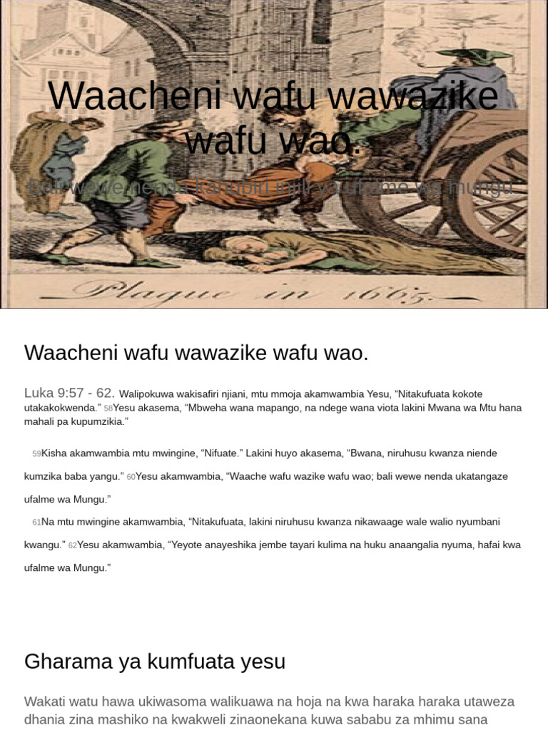 Waache Wafu Wawazike Wafu Wao | PDF