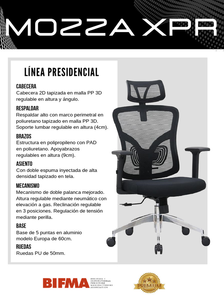 Mozza XPR Ficha Técnica | PDF