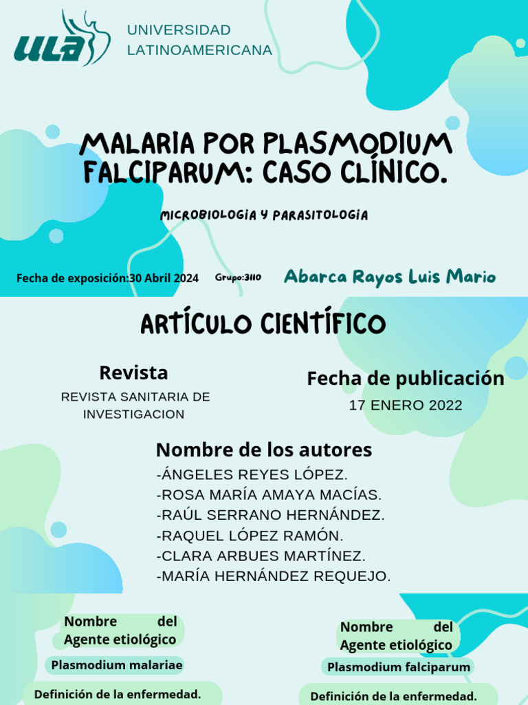 Plasmodium SP - 20240505 - 185440 - 0000 | PDF | Plasmodium | Malaria