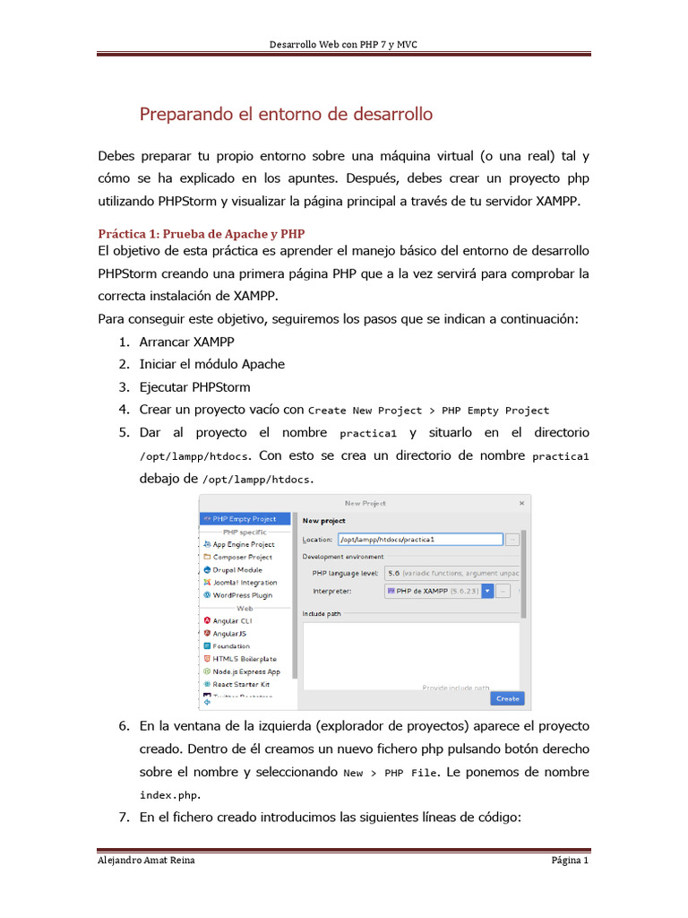 Entorno de Desarrollo PHP 7 y MVC | PDF