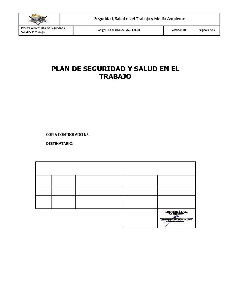 Plan SST | PDF | Planificación | Riesgo
