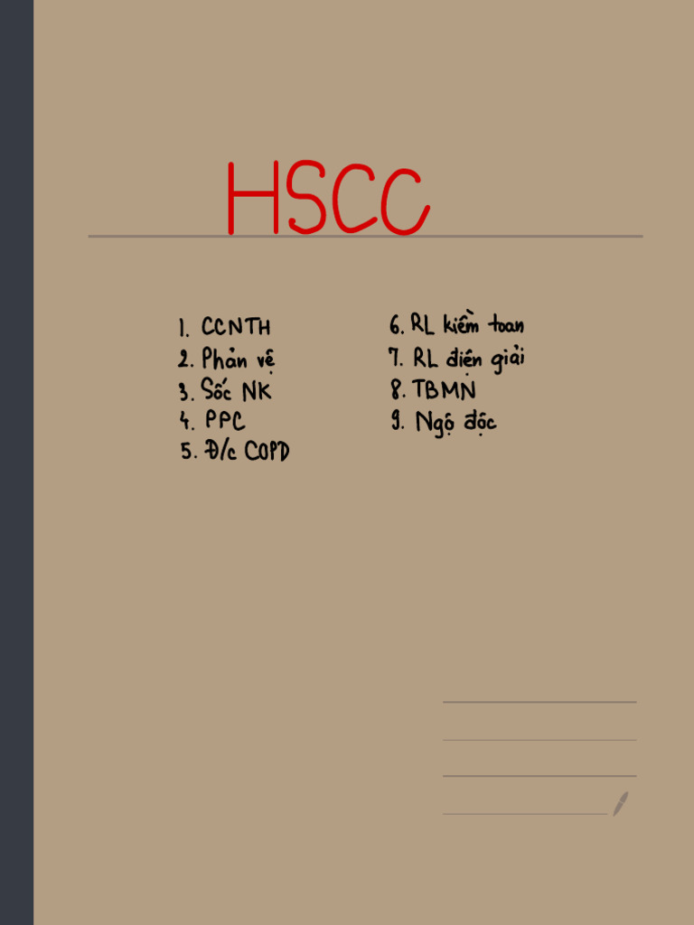 HSCC | PDF | Human Diseases And Disorders | Clinical Medicine